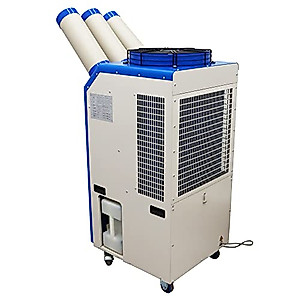 TECHTONGDA Industrial Spot Cooler Air Conditioner Commercial Mobile Outdoor Cooling Aircon 220V Three Column 910m³/h