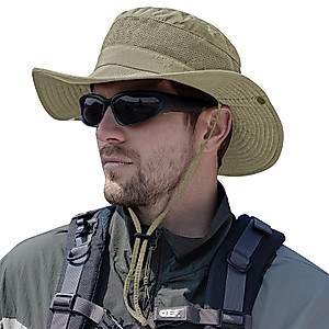 ZOORON Sun Hats for Men Women Fishing Hat UPF 50+ Wide Brim Bucket Hat Summer with UV Protection for Hiking Beach Hats