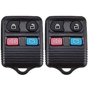 Keyless Entry Remote Control Car Key Fob for 1998-2014 Ford Mustang Focus Expedition Explorer 2001-2012 Ford Escape (CWTWB1U345 GQ43VT11T) Set of 2
