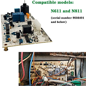 Bydorunce Replace 621991001 Refrigerator Power Board Kit for N611 N811 N610 N810 Models Replacement Circuit Board 2-Way Control Board (Serial Number Below 9056491)(Classical)