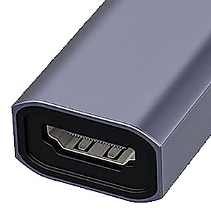 Naroote Type C to HD Adapter, Plated Plug and Play USB C to 4K Adapter for Laptop