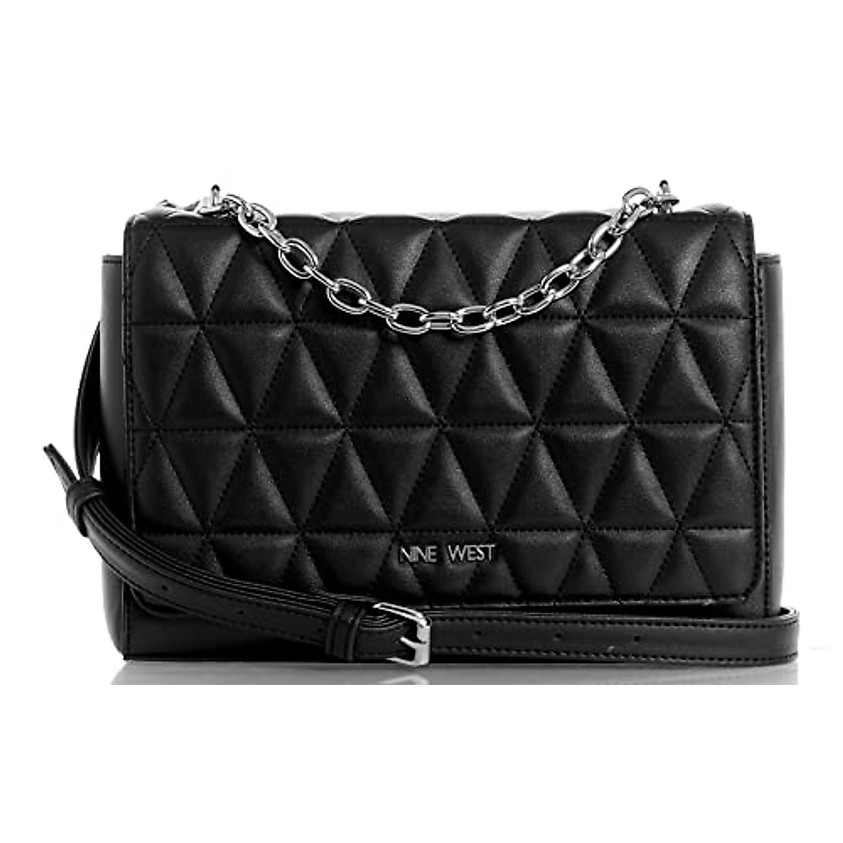 NINE WEST Judilee Mini Flap Crossbody Black One Size