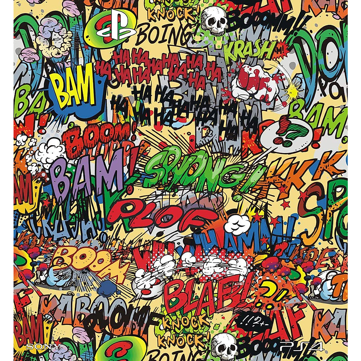 Skin Ps4 Old - STICKERBOMB - limited edition DECAL COVER ADESIVA Playstation 4 Slim SONY BUNDLE