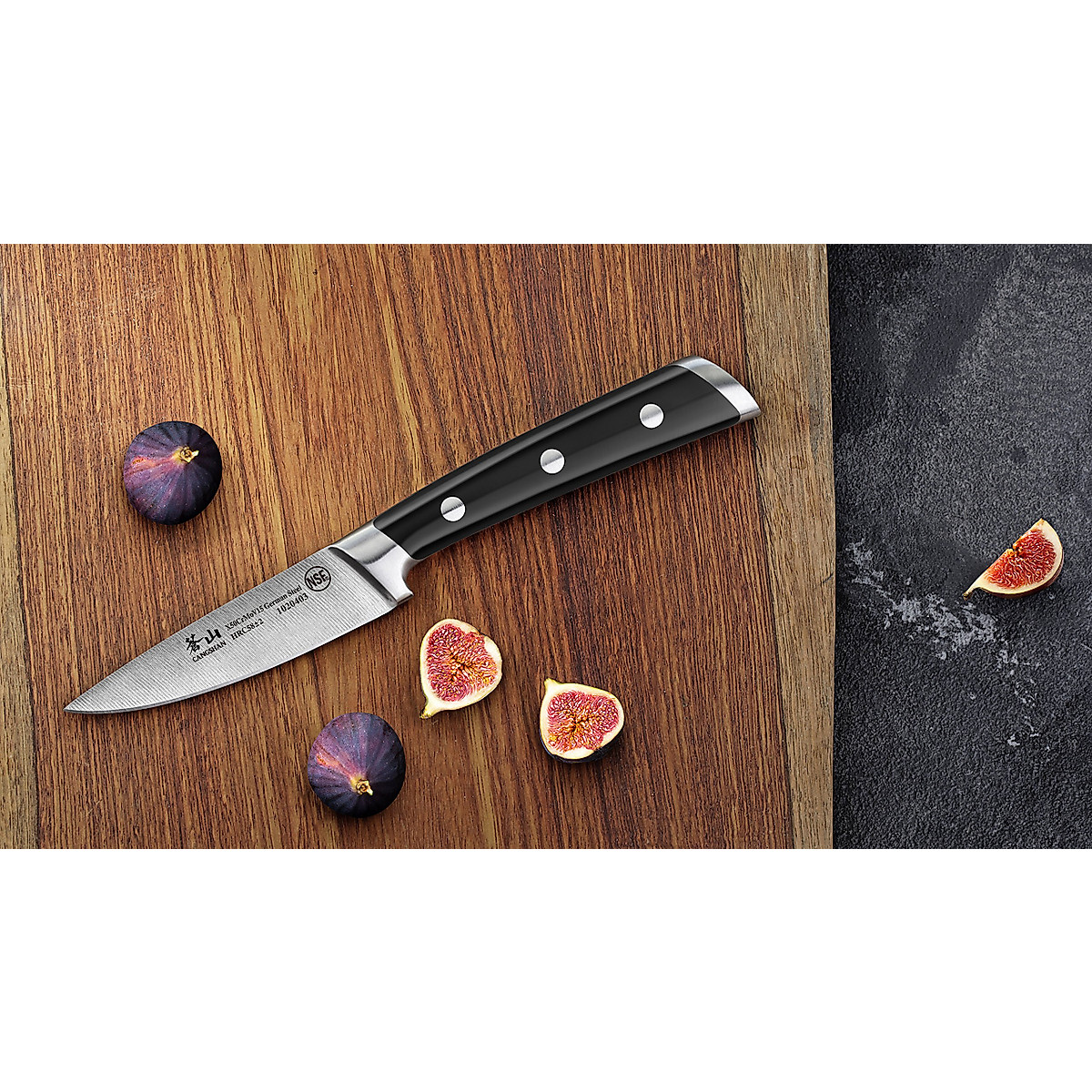 Cangshan S Series 1020403 German Steel Forged Paring Knife, 3.5-Inch Blade