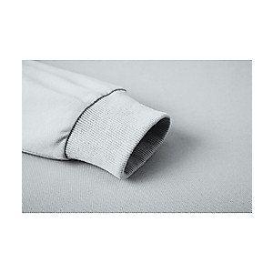 SWISSWELL Men Shirts Long Sleeve Moisture Wicking Golf Shirts Performance Athletic Shirts Light Grey 3XL