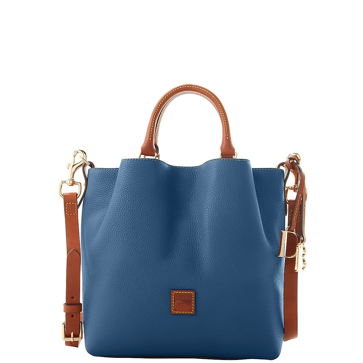 Dooney & Bourke Handbag, Pebble Grain Small Barlow Satchel - Jeans