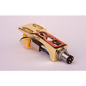 Gold plated Headshell, cartridge, needle for YAMAHA YP211, YP400, YP450, YP700, YP701, YPB2, YPB4, YP800, YPD6, YPD71, YPD8, P500, MADE IN ENGLAND