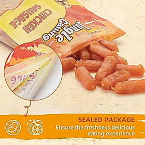 Jungle Calling Dog Treats Chicken Jerky Training Treats, Slow Roasted Snacks for Medium and Large Dogs Chewy Treats 10.6 Ounce (Chicken Sausage)
