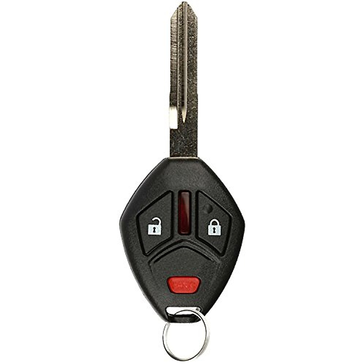 KeylessOption Keyless Entry Remote Uncut Car Ignition Chip Key Fob Replacement for OUCG8D-620M-A