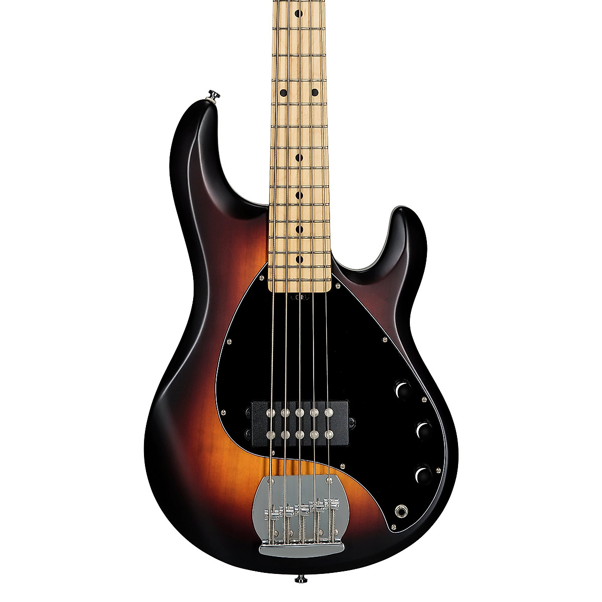 Sterling by Music Man StingRay Ray5 Bass Guitar in Vintage Sunburst Satin, 5-String