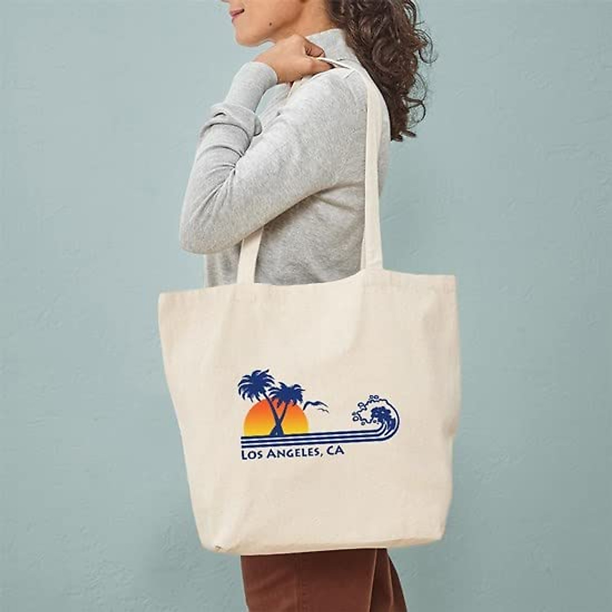 CafePress Los Angeles, CA Tote-Bag Natural Canvas Tote-Bag,Shopping-Bag