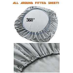 Elegant Comfort Luxury Soft Bed Sheets Chevron Pattern - 1500 Premium Hotel Quality Microfiber Softness Wrinkle and Fade Resistant (6-Piece) Bedding Set, Queen, Chevron Colorful