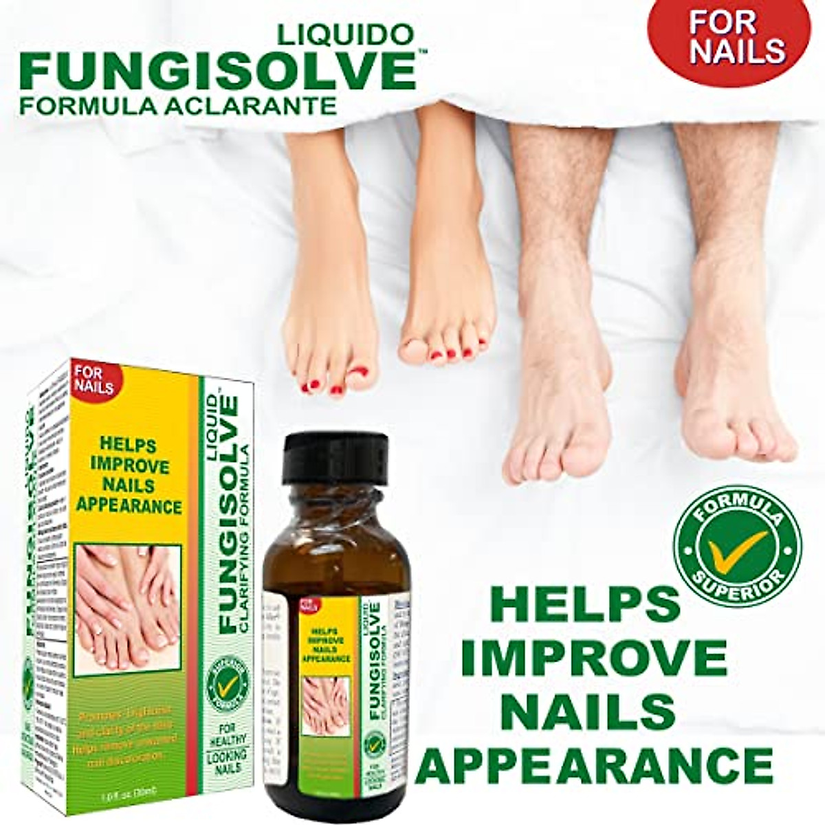 Fungisolve Nail Clarifying - clears out keratin debris where nail fungus thrives 1oz