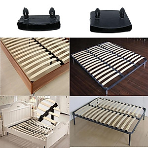Meuey Lyot-55mm x 9mm Bed Slat Holders Replacement Bed Slat Holders Suitable for Bed Support slats Bed Center(10 Center Covers and 10 end Covers for Bed Support) slats Bed Support slats
