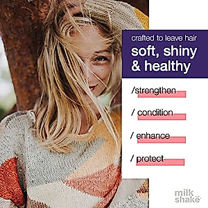 milk_shake Silver Shine Light Purple Shampoo for Blonde Hair - Blonde Toner for Brassy Hair