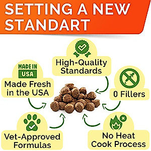 STRELLALAB Hemp Calming Chews for Dogs Anxiety Relief - Made in USA w/Hemp Oil - Dog Training & Behavior Aid - Natural Stress Relief During Firework, Storm, Separation, Barking - 120 Treats
