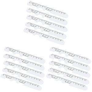 Healvian PD Ruler Pupillary Distance Ruler Eye Ophthalmic Tool Straight PD Ruler Optical Vernier Pupillary Ruler 30 Pcs