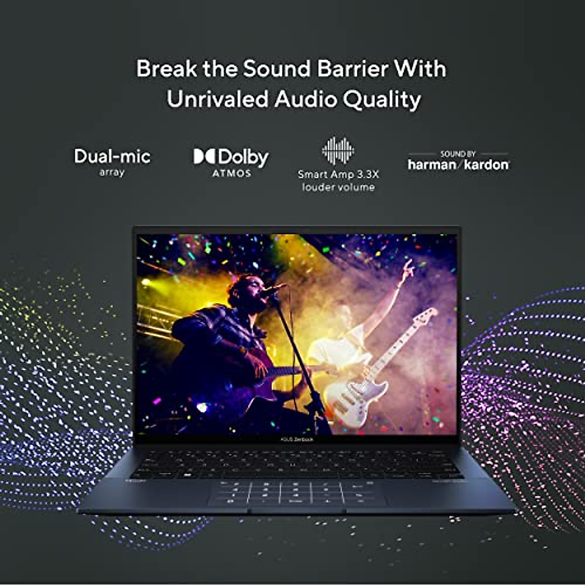 ASUS Zenbook 14 Laptop, 14” WQXGA Display, Intel Core i7-1360P CPU, Intel Iris Xe Graphics, 16GB RAM, 1TB PCIe SSD, Windows 11 Home, Ponder Blue, UX3402VA-DS74