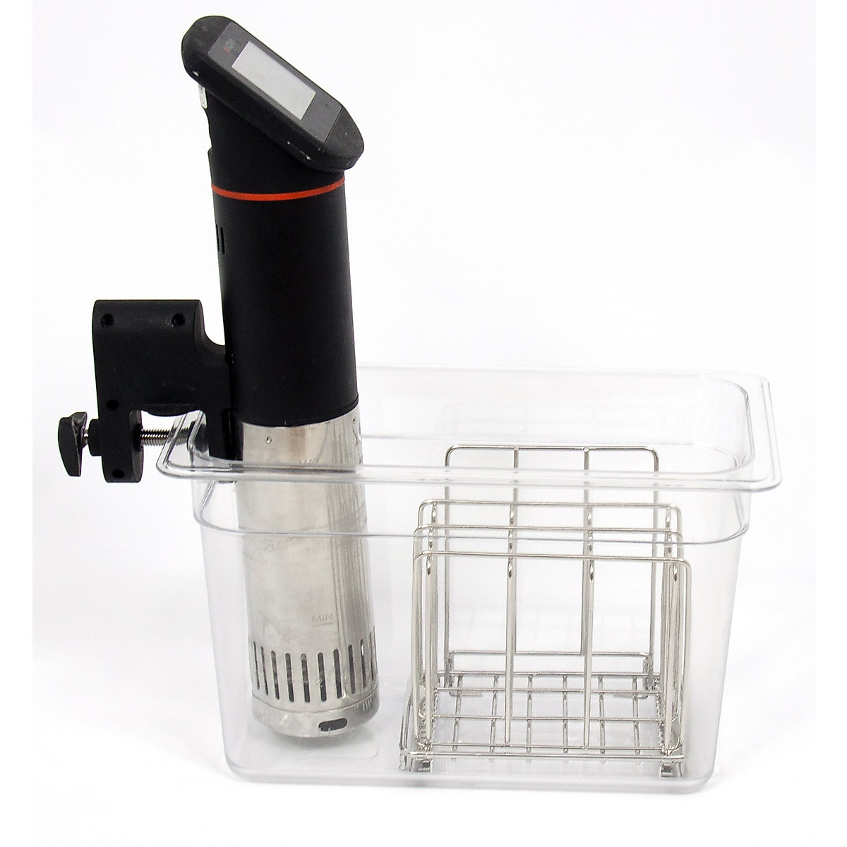 LIPAVI Sous Vide Rack - Model L5 - Adjustable, Collapsible, Ensures even warming - 316L Stainless Steel