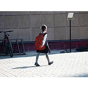 TUOKEO School Backpack for Boys Girls 17 Inches Lightweight Casual Laptop Backpack for Women Men Casual Daypack Gifts for Fans