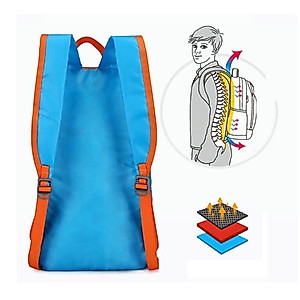 Small Hiking Backpack, 15L Lightweight Travel Backpack Packable Backpack Daypack for Women Men (Black)