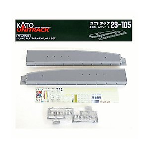 Kato 23-105 N Scale Island Platform End #4 (w pc. set) UniTrack