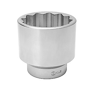 Genius Tools 3/4" Dr. 57mm Hand Socket (12-Point) (CR-Mo) - 635257