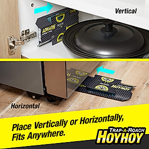 HOY HOY Trap A Roach - Bait Glue Traps, Great for Home with Kids & Pets Indoor, Sticky Pest Control Trap, Roach Killer, Made in Japan 5 Traps