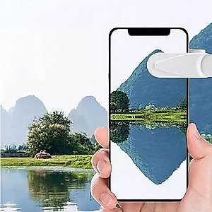 Smartphone Camera Mirror Reflection Clip Kit, Stereoscopic Shadow Horizontal and Vertical Shot Mobile Phone Reflection Shooting Clip Lens Universal, Suitable for Travel and Easy to Carry