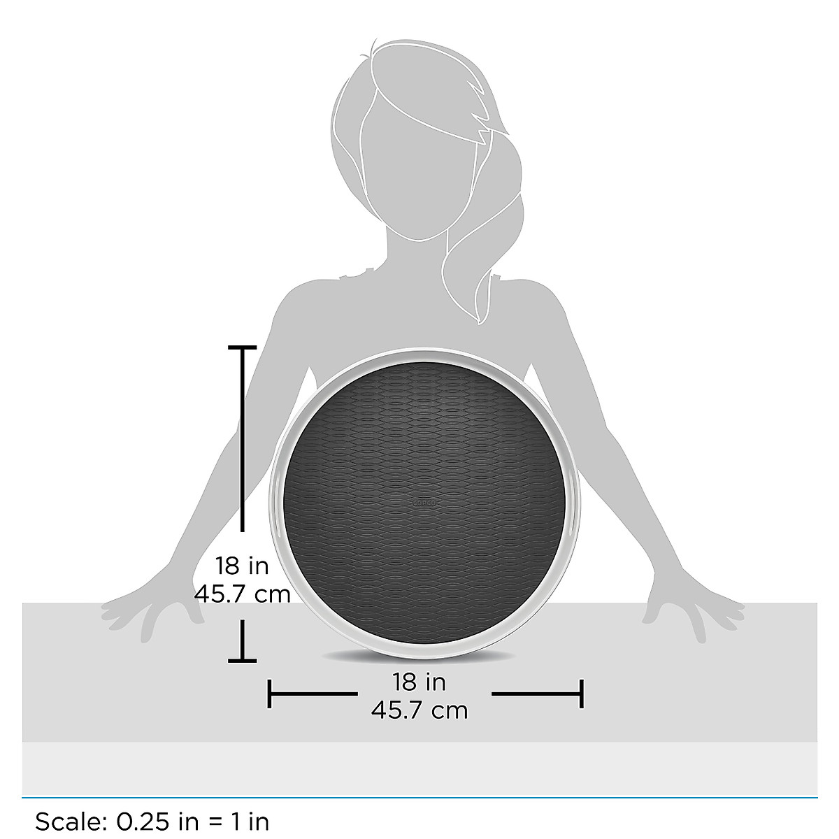 Copco Non-Skid Under-Sink Pantry Cabinet Kitchen Organizer, 18-Inch, White/Gray 2