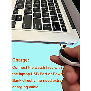 e-vibra Vibrating Alarm Watch, Water Resistant Potty Training Watch Rechargeable Medical Reminder Watch with Timer and 15 Daily Alarms (Black)