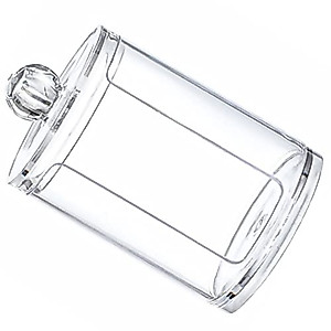 FOMIYES Cotton Bud Holder Jewelry Stand Cotton Pads Holder Cotton Balls Swab Holder Container with Lid Makeup Removers Pad Container for Nail Polish Makeup Removers Pad Jewelry Holder