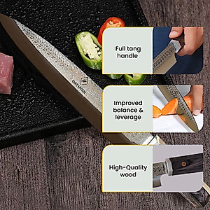 KN KNIFE NATION Sashimi Sushi Chef Knife 15 Inches for Kitchen - Ideal Chef Knife For Cutting, Filleting and Slicing Fish - Very sharp J2 Stainless Steel Blade With Elegant Color Wood Handle