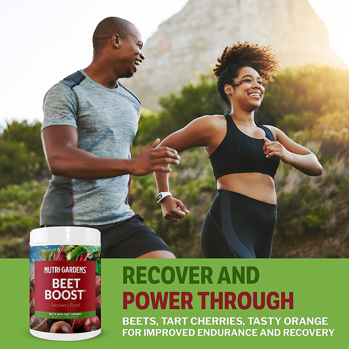 Beet Boost Nutri Gardens Nitric Oxide Powder - Concentrated Beetroot Supplement for Energy, & Healthy Joints - High Blood Pressure Support (20 Servings)