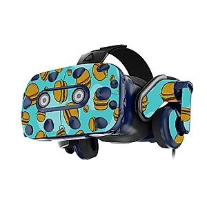 MightySkins Skin Compatible with HTC Vive Pro VR Headset - Burger Heaven | Protective, Durable, and Unique Vinyl Decal wrap Cover | Easy to Apply, Remove, and Change Styles | Made in The USA