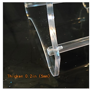 Clear Knife Display Rack Holder 8 Pcs,Thickening,2 Stand