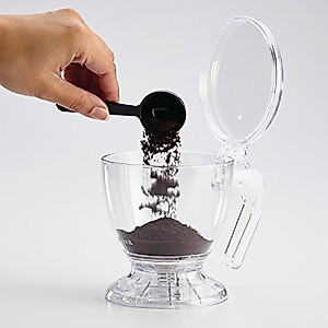 BonJour Coffee & Tea Smart Brewer, 19.5 Ounce, Clear