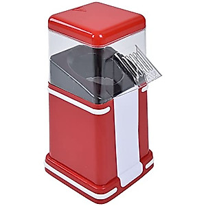 Jauarta Electric Popcorn Maker Hot Air Design Compact Structure 1200W Popcorn Popper Machine for Family Party (US Plug 110V)