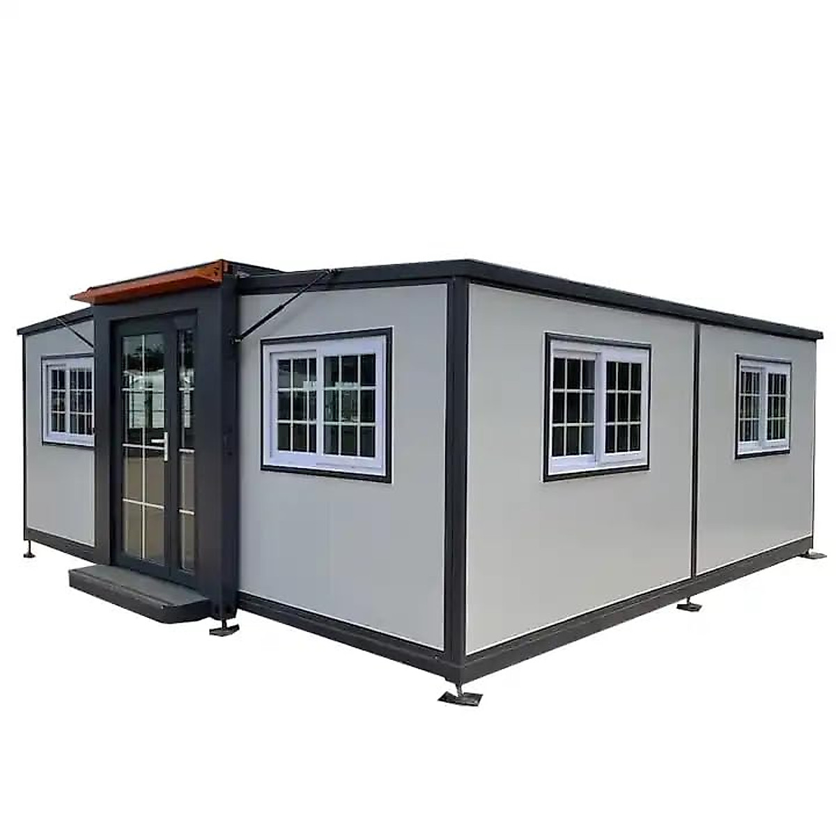 Mobile Prefabricated Tiny house, 19ft x 20ft private space of 2 bed rooms, living room, restroom and kitchen, Ideal for Air bnb hosting, Office or Workshop.