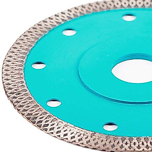 PEAKIT Supper Thin Tile Blade 4.5 Inch 5 Pack Diamond Porcelain Saw Blade Ceramic Cutting Disc Wheel for Angle Grinder