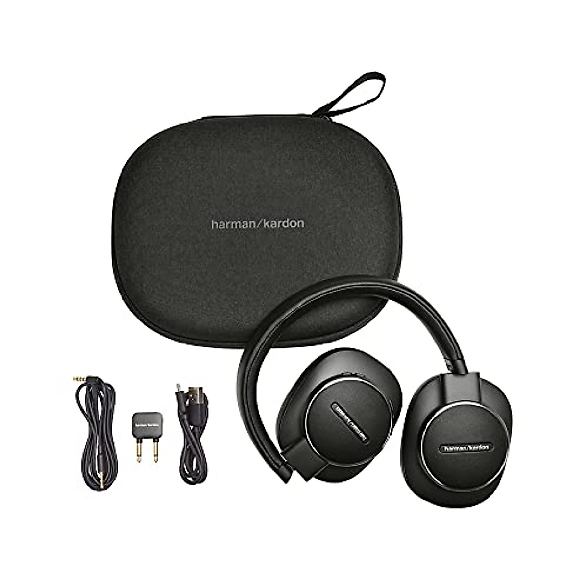 Harman Kardon Fly Wireless Over-Ear Active Noise Cancelling Headphones - Black, Large