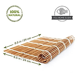 aya Sushi Making Kit - Original Bazooka Kit - Sushi Knife - Video Tutorials - Sushi Maker - 2 Bamboo Mats - Paddle Spreader - 5 x Chopsticks