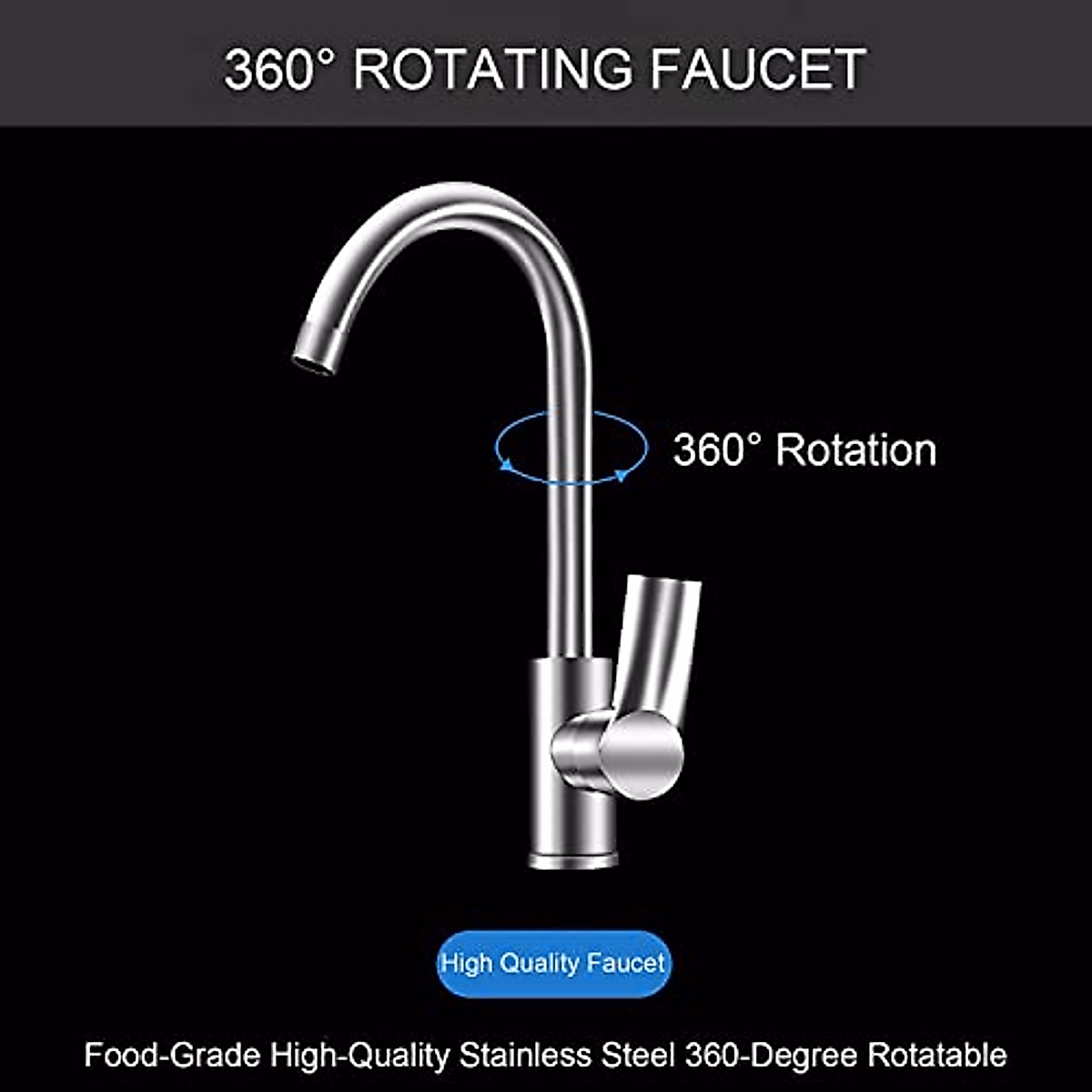 Free Standing 304 Stainless Steel Utility Sinks,Commercial Sink for Restaurant, Commercial Sink with Faucet,Unit with Cold and Hot Water Tap for Outdoor,1 Compartment,Easy To Clean. (Color : No fauce