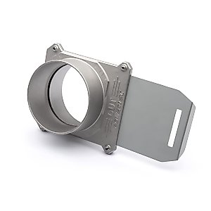 POWERTEC 70326 Blast Gate 4 Inch, w/Anti Clog and Air Leak Seal for Dust Collection