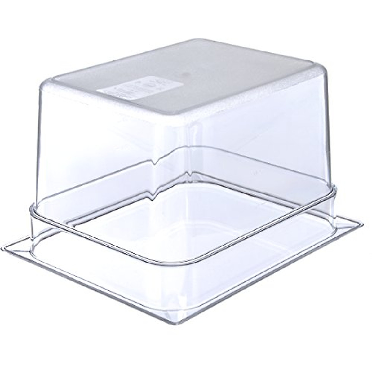 Carlisle FoodService Products 10223B07 StorPlus Half Size Food Pan, Polycarbonate, 8" Deep, Clear