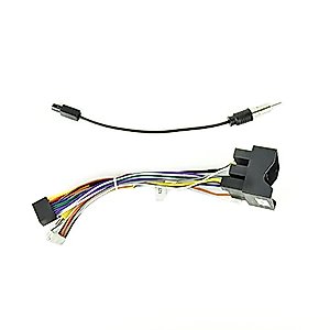 podofo Radio Wiring Harness 52 pin for Volkswagen Skoda Jetta Polo Tiguan Golf Touran Passat Power/Speaker Connector/Wire Harness for Aftermarket Stereo Installation