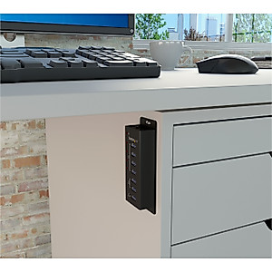 StarTech.com 7 Port USB 3.0 Charging Hub - 4 x USB-A, 3 x USB-A Dedicated Charging Ports - Powered Mountable USB Charging Station (ST4300U3C3)