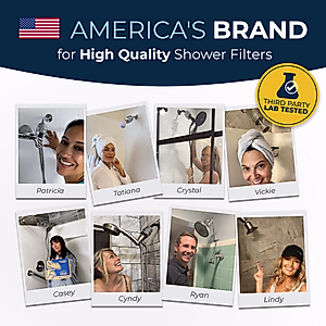 HammerHead Showers® ALL METAL Shower Head Filter – High Pressure Universal Shower Filters to Remove Toxic Chemicals – KDF Shower Filter, Targets Chlorine and Heavy Metals – Chrome