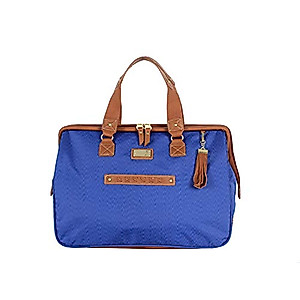Steve Madden Global Wire Frame Satchel (Blue)