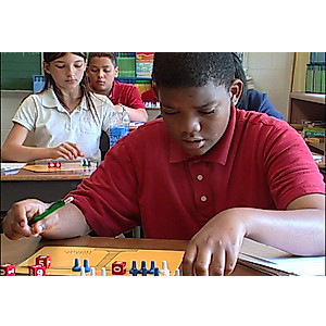 Hands-On Equations® Class Set for Teacher and 30 Students. Includes The Teacher Demonstration Balance Scale and Game Pieces and 30 Sets of Student manipulatives. Grade 3 and up.